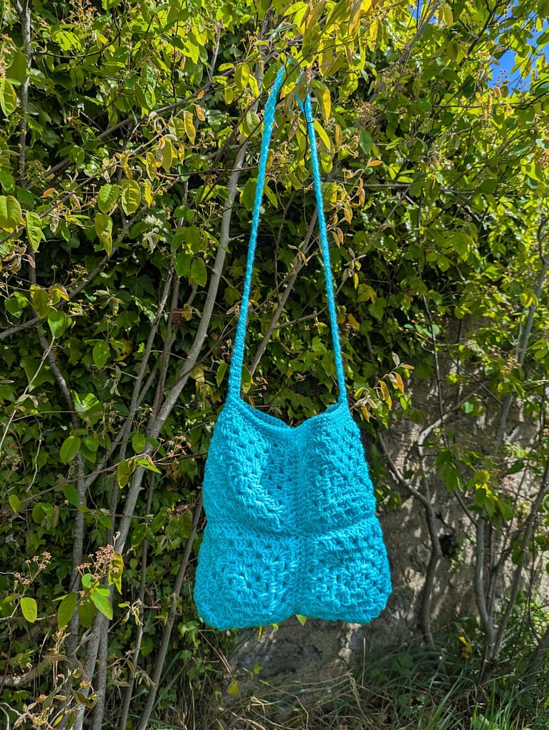 Quick and Easy Granny Square Bag - Calm House Crafting